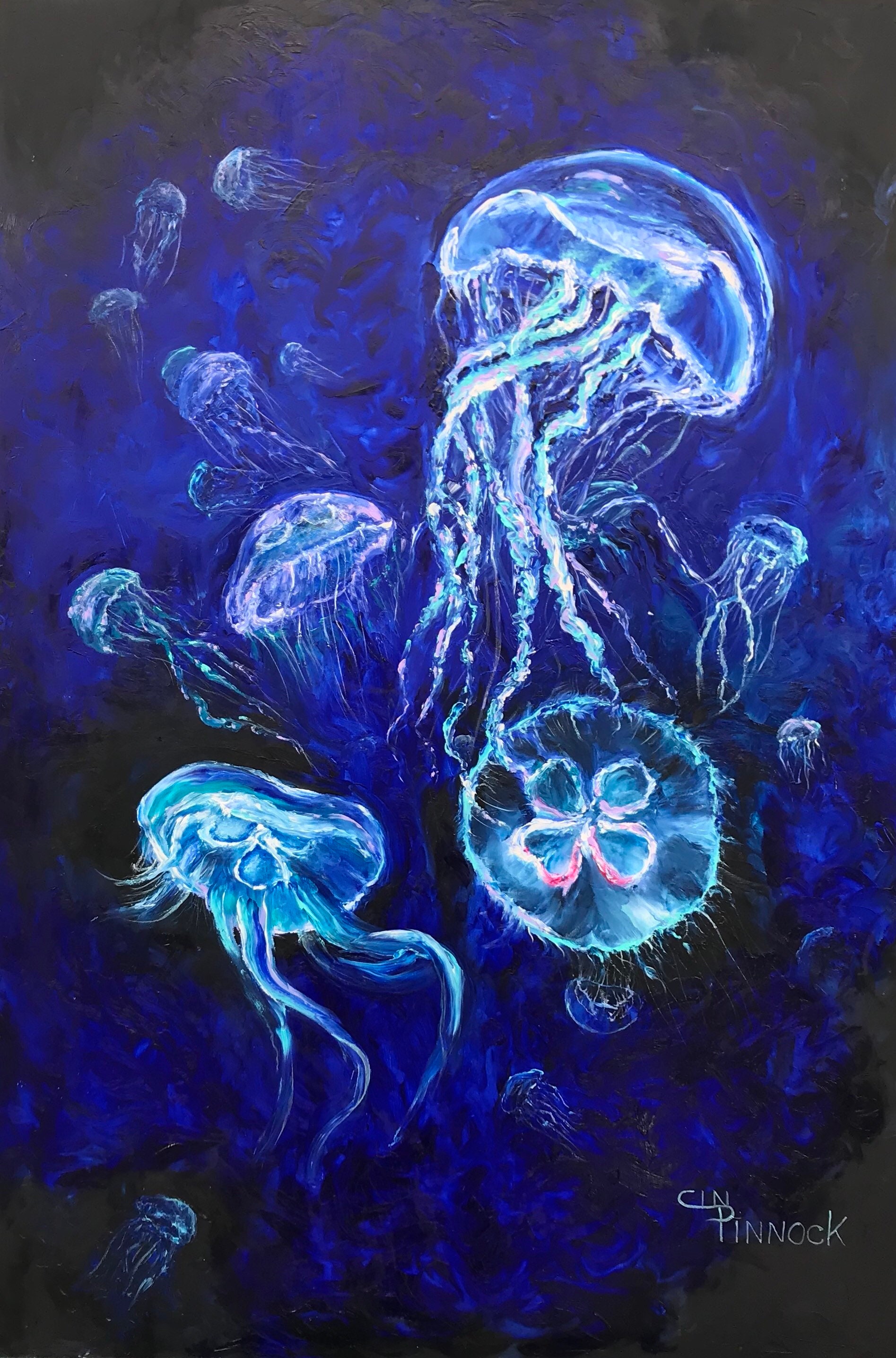 Coral Reef Oil Painting
