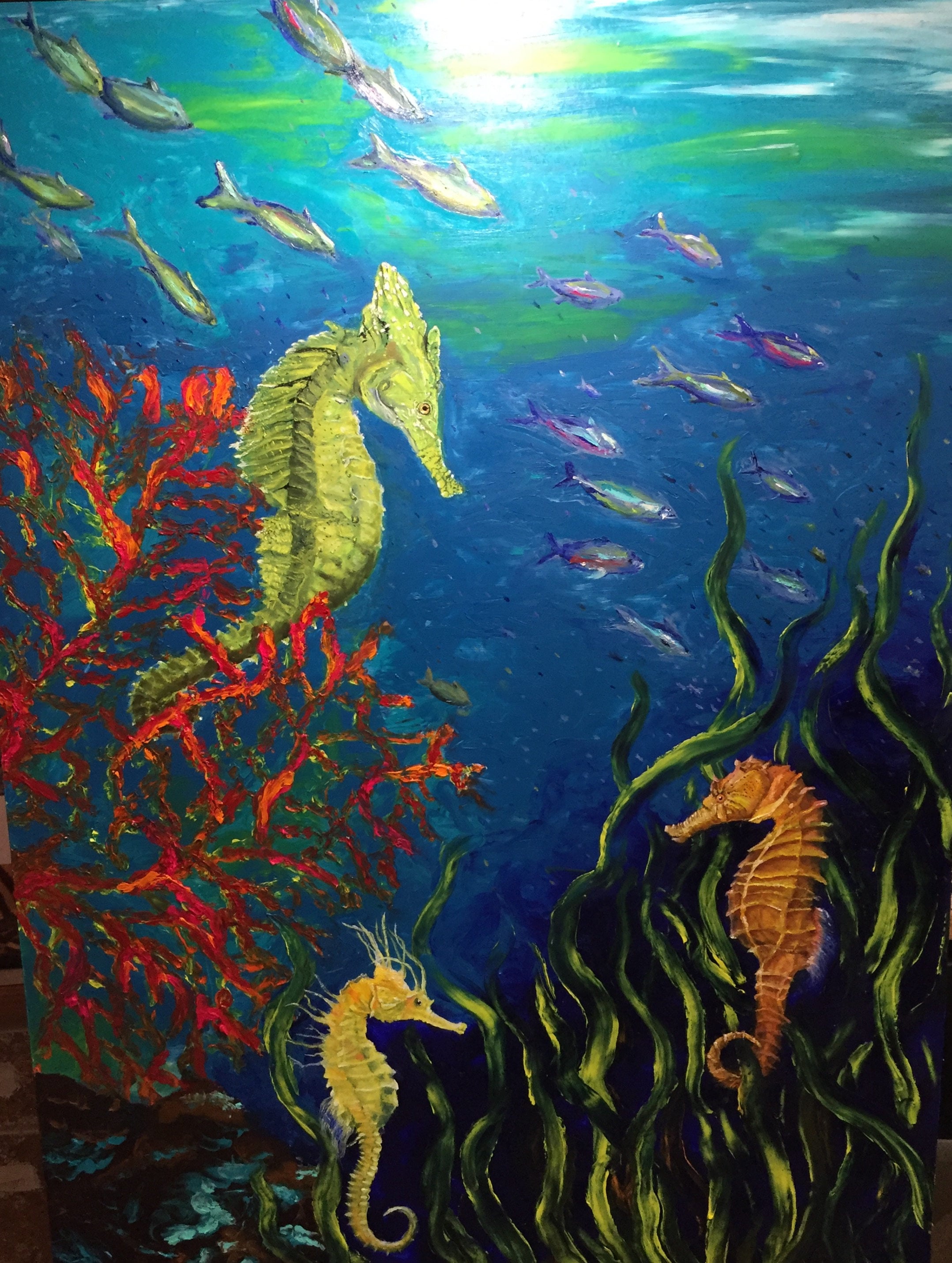 Underwater Sea Life Paintings