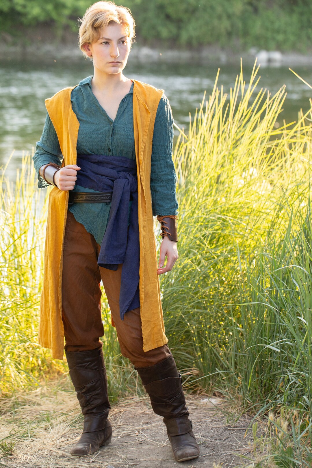 Short Surcoat Sleeveless Robe - Etsy