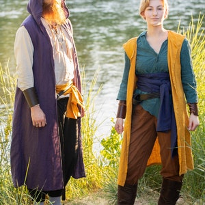 Short Surcoat Sleeveless Robe - Etsy