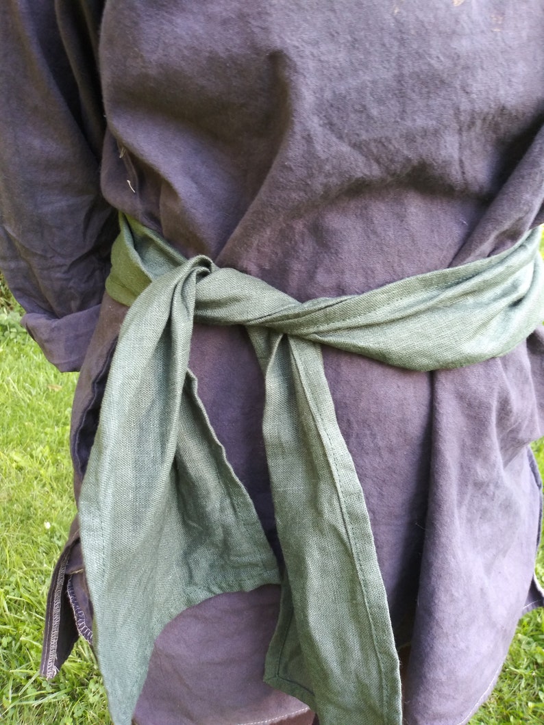 Linen Sash - Etsy