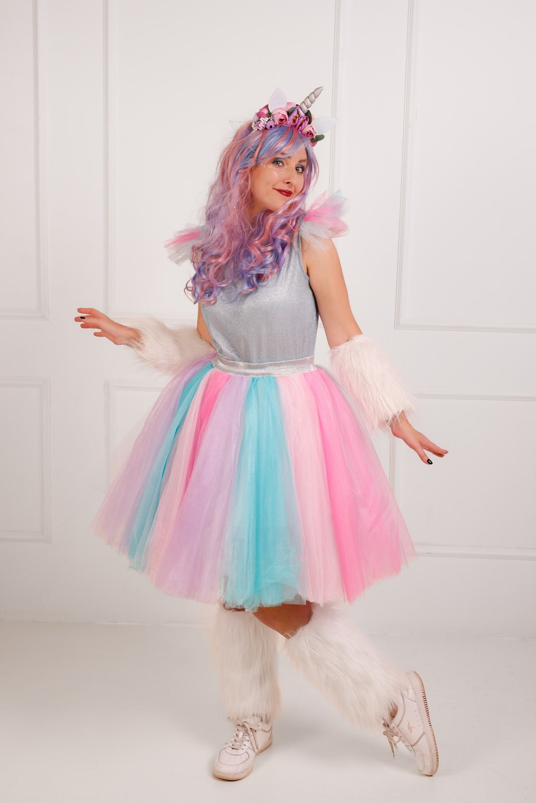 Unicorn Tutu Skirt for Adults Colorful Costume Party Outfit - Etsy