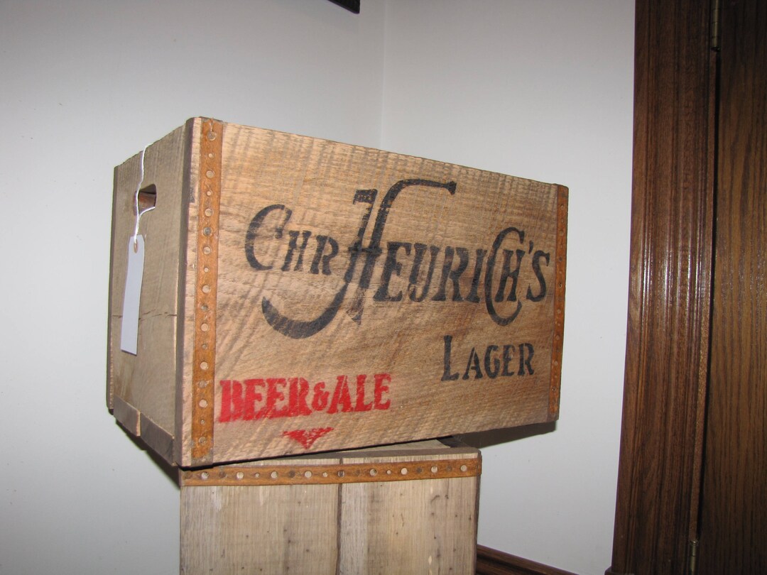 Gununine Reproduction Wood Beer Box - Etsy