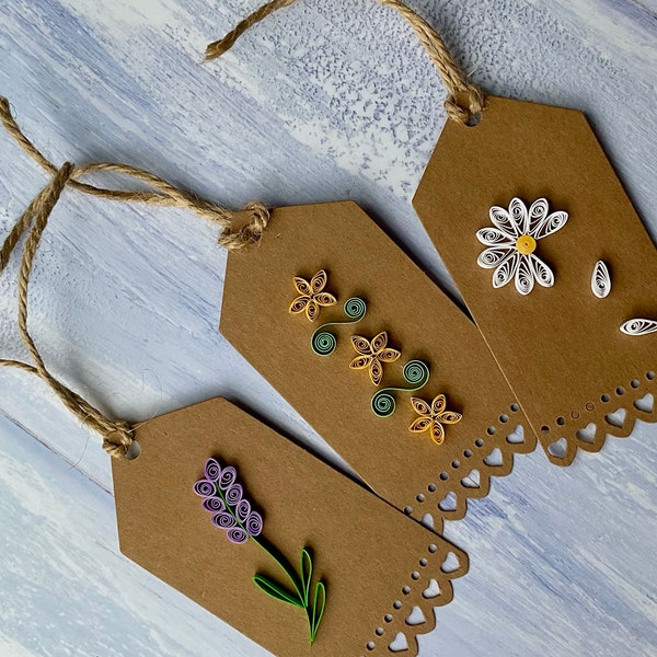 Quilled Gift Tags - Etsy
