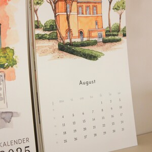 2025 Wall Calendar // Illustrated Calendar // Watercolour Paintings ...