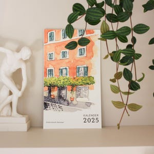 2025 Wall Calendar // Illustrated Calendar // Watercolour Paintings ...