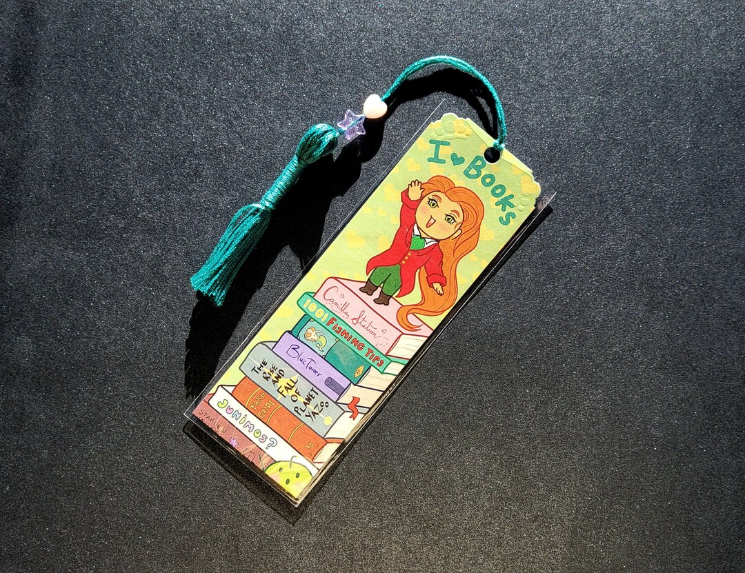 Elliott Loves Books • Stardew Valley • Bookmark With Tassel and Beads ...