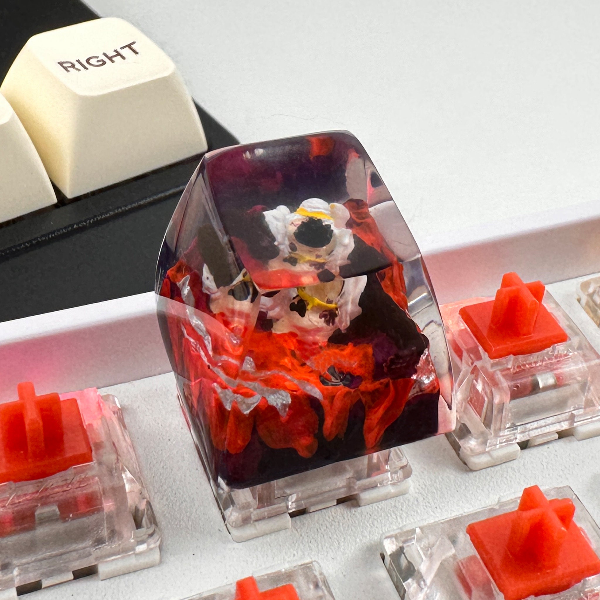 One Piece Keycap Luffy Keycap Artisan Keycap Esc Keycap - Etsy