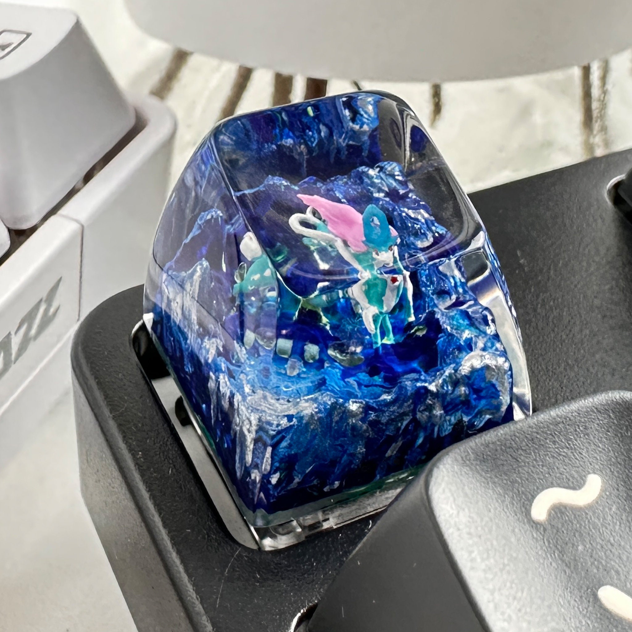 Artisan Keycap Suicune Keycap Pokemon Keycap Custom Keycap - Etsy