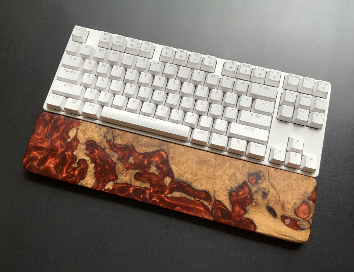 Wrist Rest Resin TKL Wrist Rest Keyboard Wrist Rest Custom | Etsy