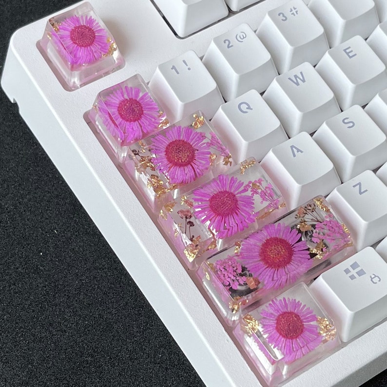 Pink Keycaps ESC Keycap Cute Keycaps Set Custom Keycap - Etsy