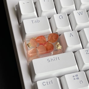 Orange Resin Keycap, Cute Keycap, Space Bar Keycap, Custom Keycap ...