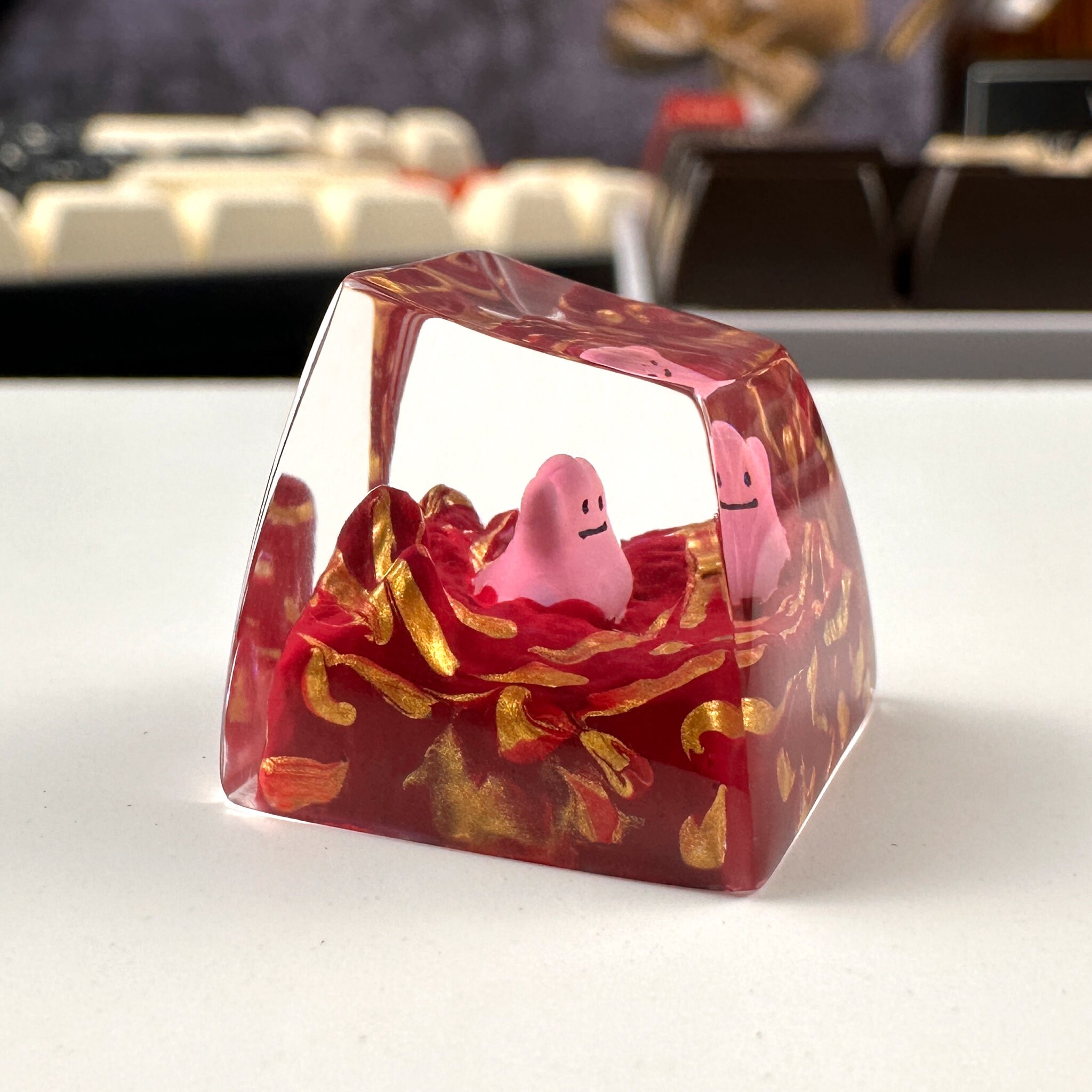 Ditto Pokemon Shiny Ditto Keycap Custom Pokemon Esc Keycap - Etsy