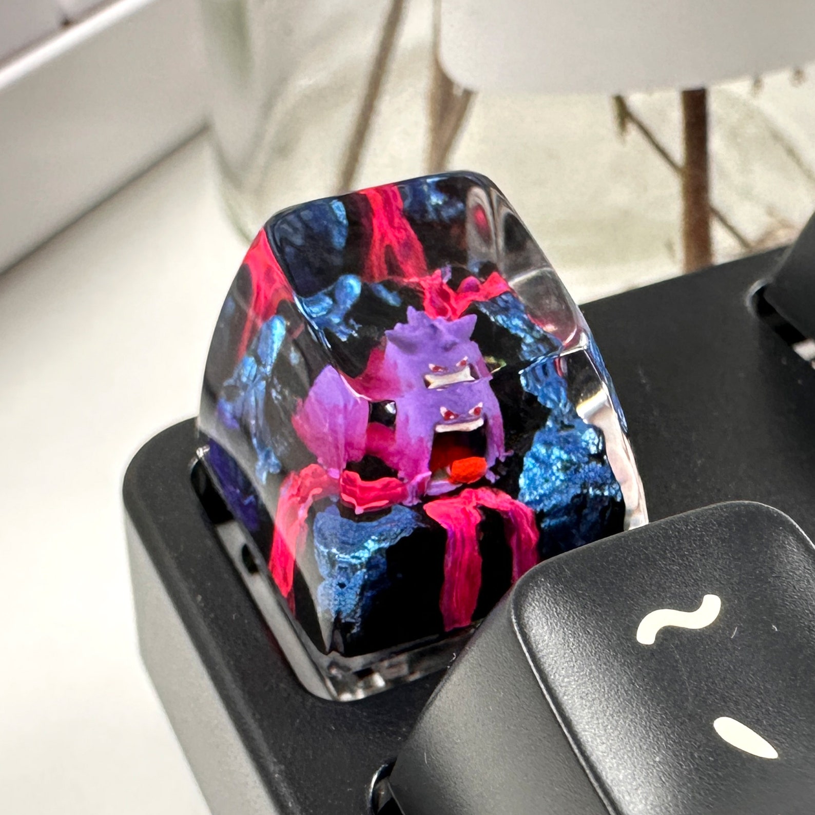 Artisan Keycap Gengar Keycap Pokemon Keycap Custom Keycap - Etsy
