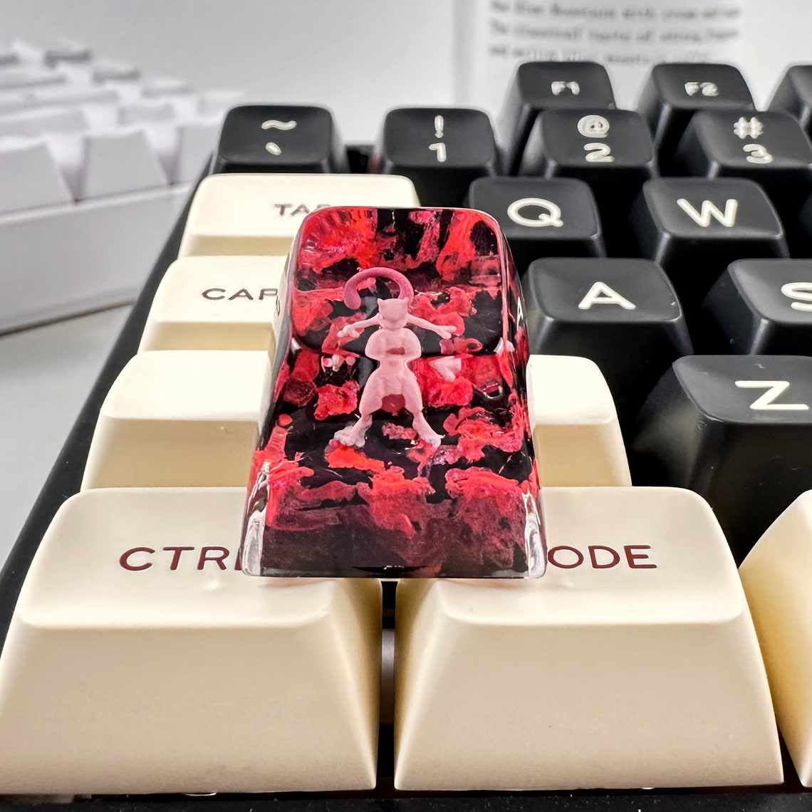 Pokemon Keycap Mewtwo Pokemon Esc Keycap 3d Printed Keycap - Etsy
