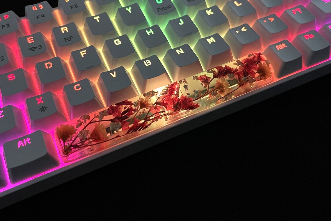 Flower Keycaps Spacebar Keycap Cute Keycaps Backlit - Etsy
