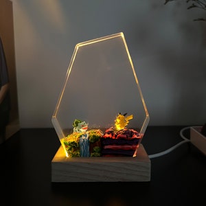 Pokemon Epoxy Lamp, Custom Pokemon Resin Lamp, Pokemon Gifts, Bedside ...