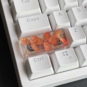 Orange Resin Keycap, Cute Keycap, Space Bar Keycap, Custom Keycap ...