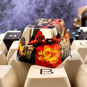 Backspace Pokemon Keycap, Groudon Pokemon, Kyogre Resin Keycap, Cute ...