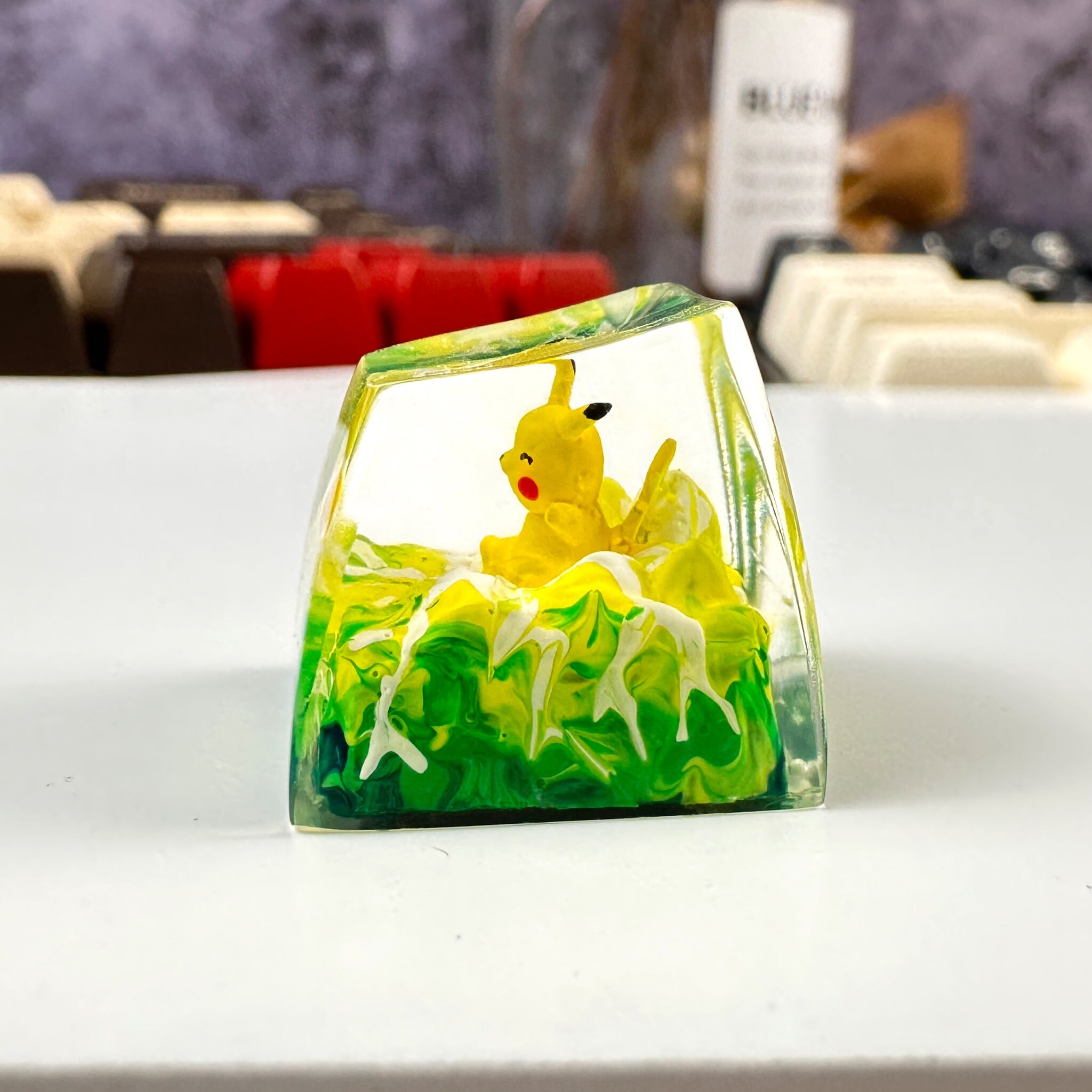Artisan Keycap Pikachu Pokemon V4 Pokemon Keycap Custom - Etsy