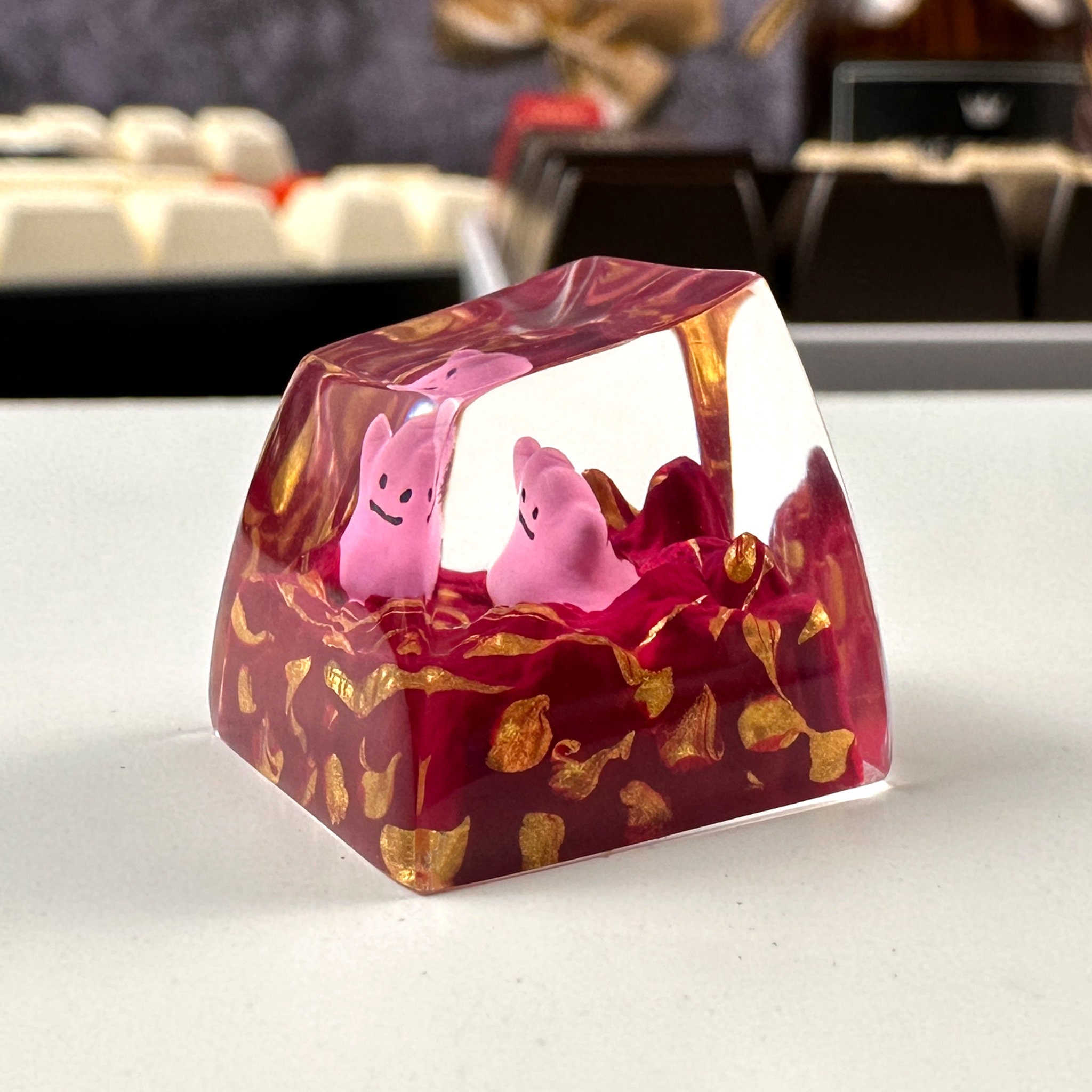 Ditto Pokemon Shiny Ditto Keycap Custom Pokemon Esc Keycap - Etsy