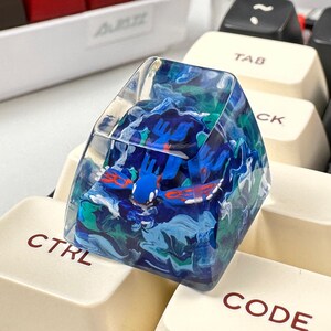 Kyogre Keycap, Pokemon Keycap, Artisan Keycap, Custom Keycap, Custom ...