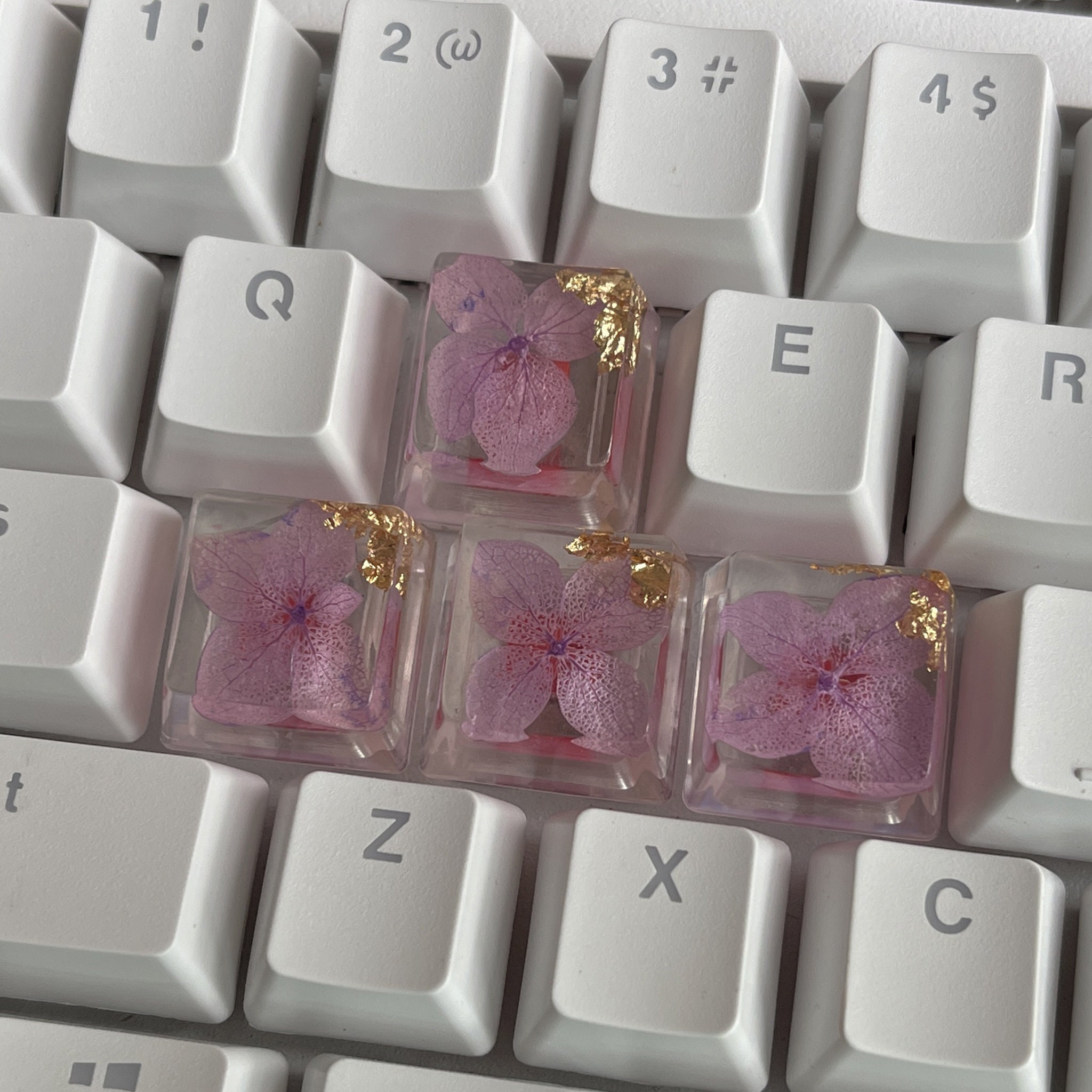 Electronics & Accessories Computers & Peripherals Custom keycap Flower ...