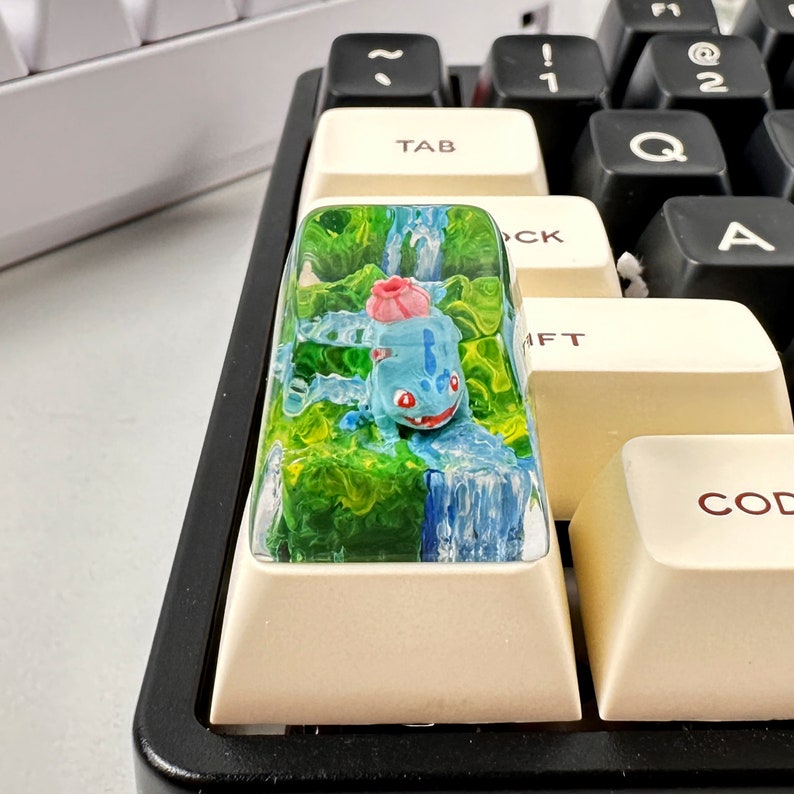 Pokemon Keycap Bulbasaur Pokemon Keycap Pokemon Artisan - Etsy