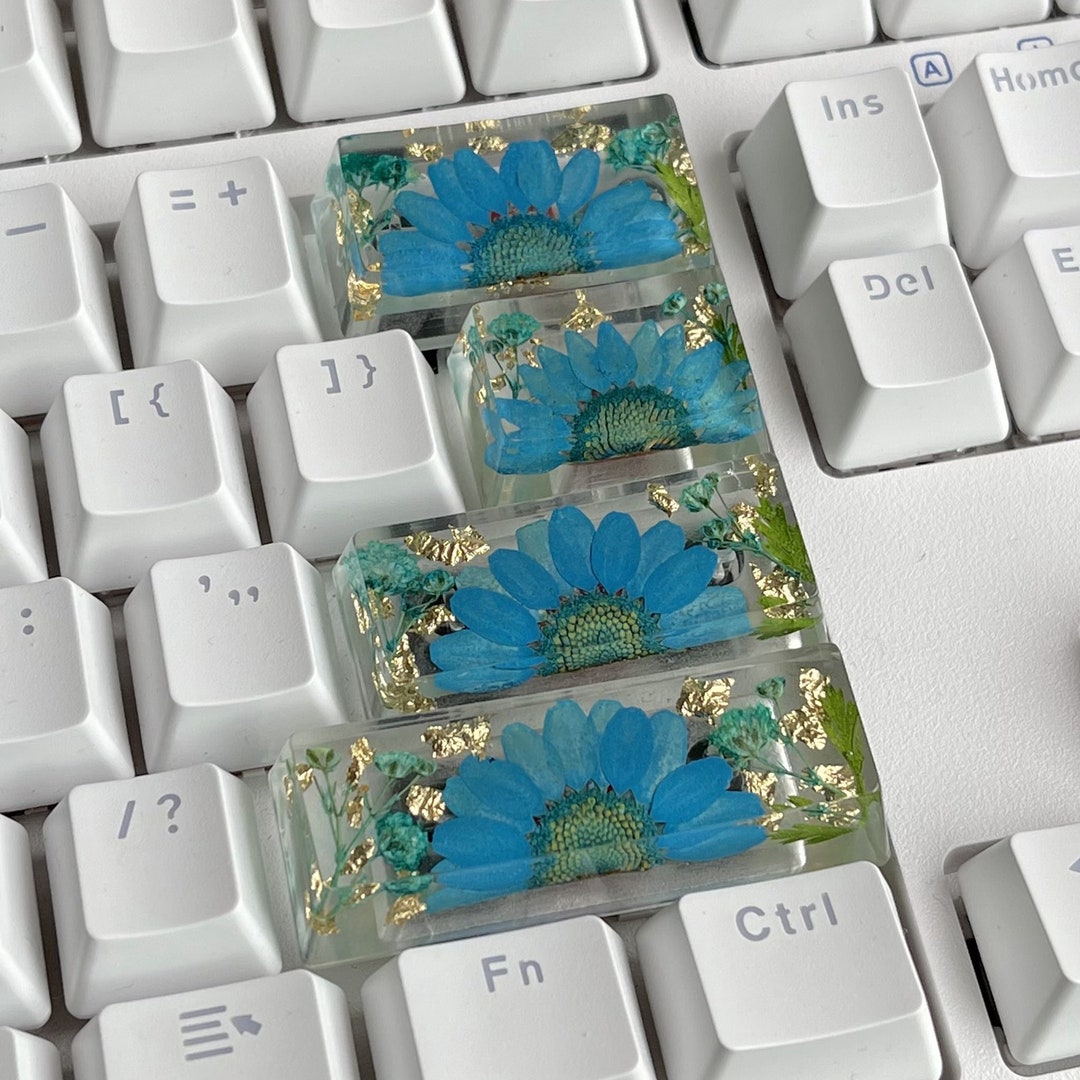 Spacebar Keycap, Custom Spacebar, Blue Keycap, Cute Keycap, Transparent ...