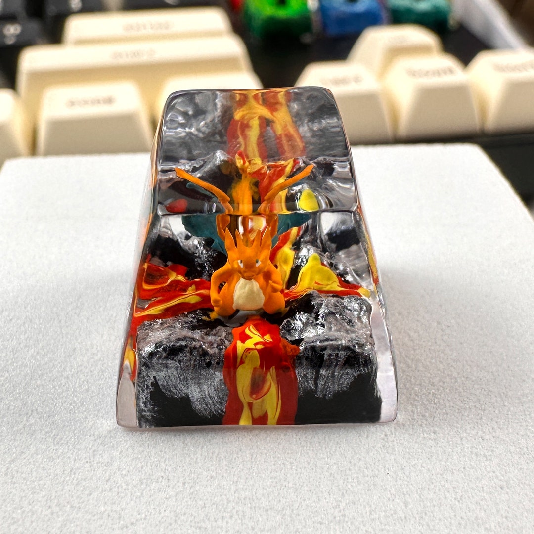 Mega Charizard Pokemon, Pokemon Keycap, Esc Keycap, 3d Printed Keycap ...