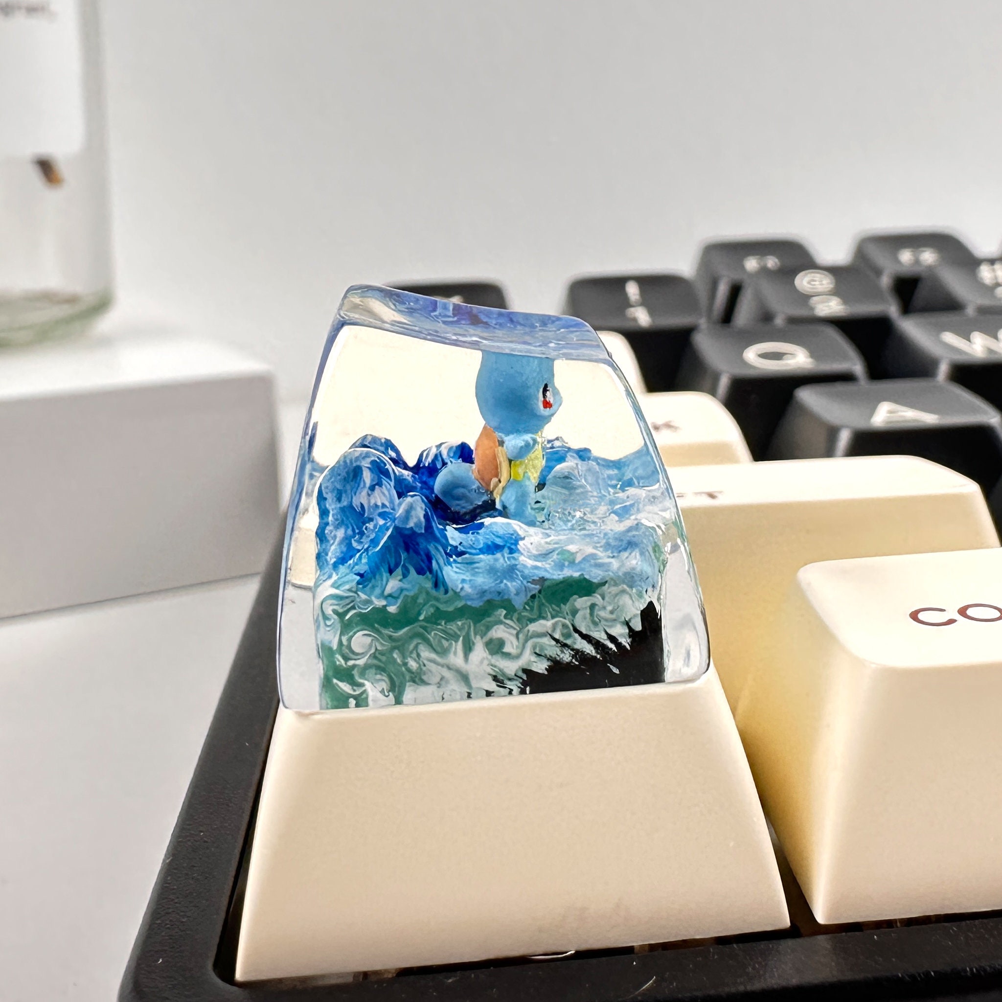 Resin Keycap Pokemon Keycap Squirtle Pokemon Esc Keycap 3d - Etsy