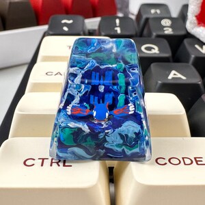 Kyogre Keycap, Pokemon Keycap, Artisan Keycap, Custom Keycap, Custom ...