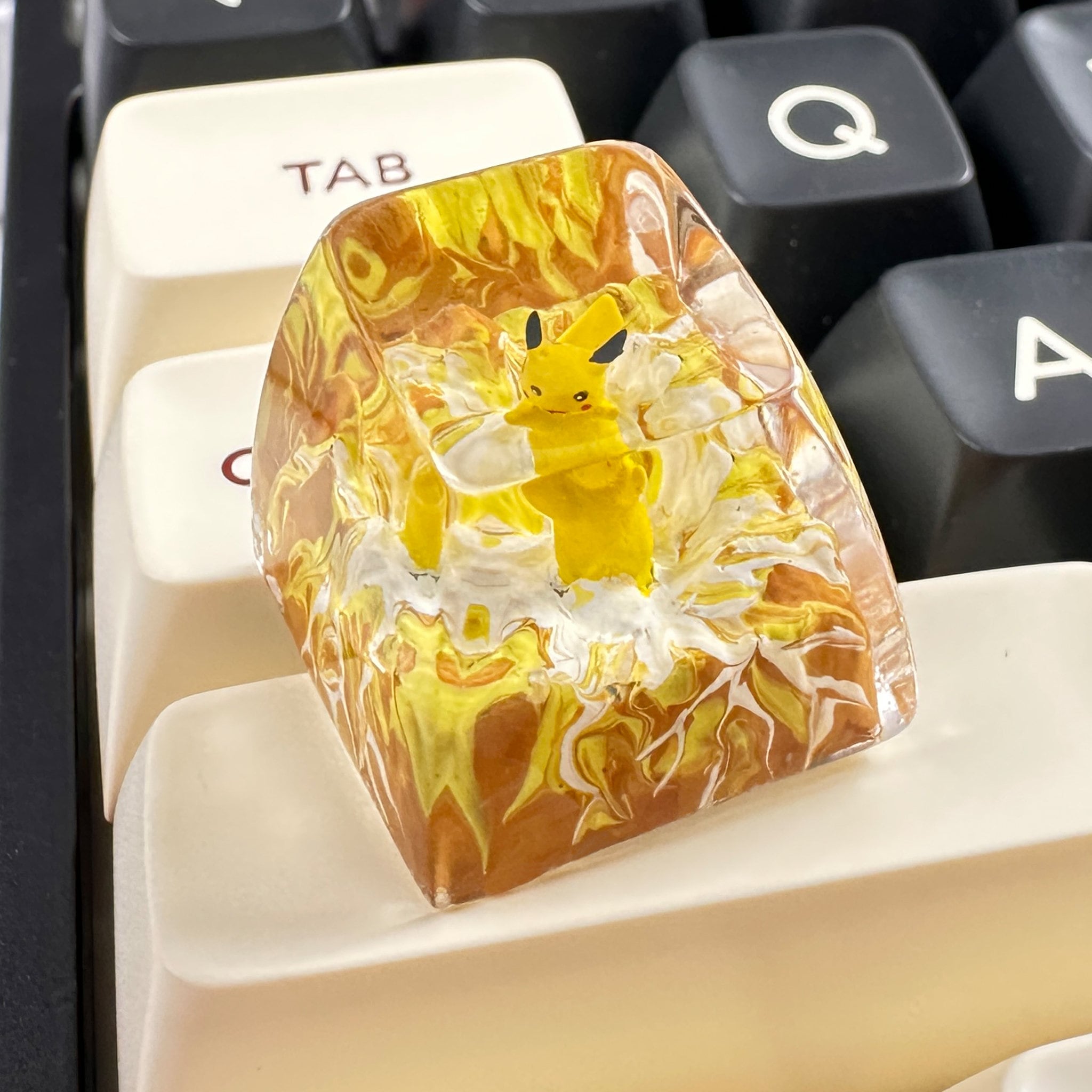 Artisan Keycap Pikachu Pokemon Version 2 Pokemon Keycap Esc - Etsy