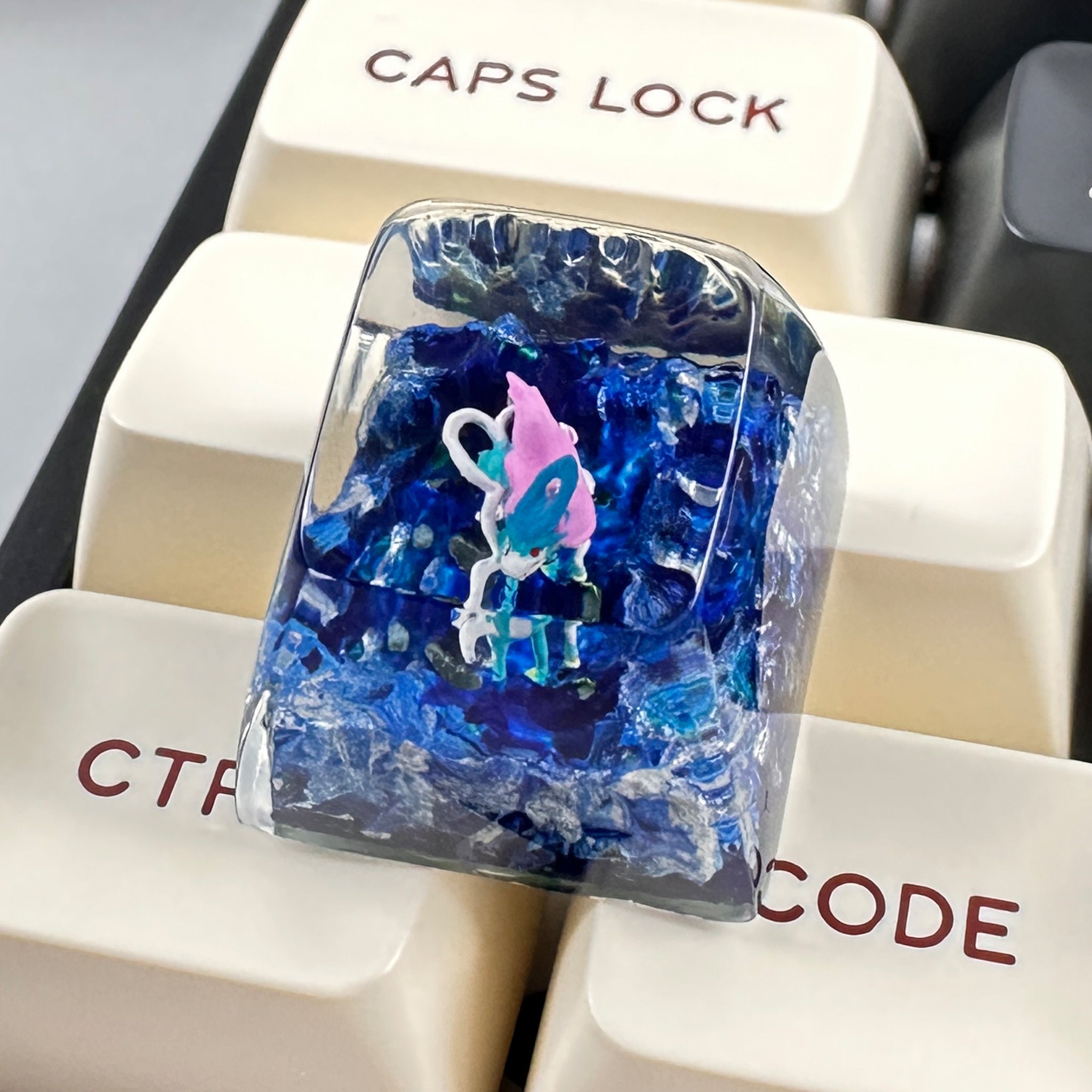 Artisan Keycap Suicune Keycap Pokemon Keycap Custom Keycap - Etsy