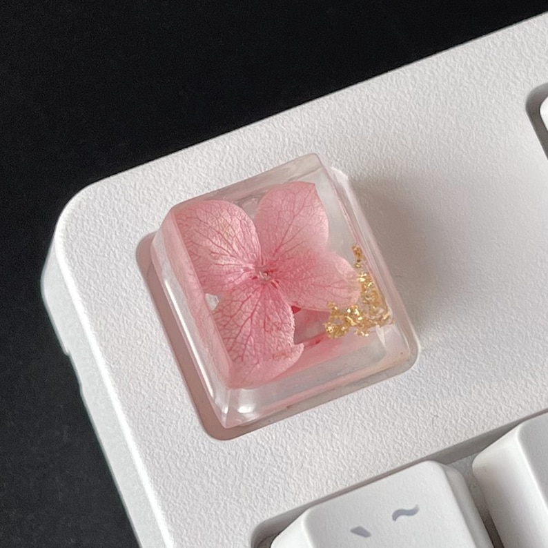 Pink Keycaps Set Resin Keycap Cute Keycaps Spacebar Keycap - Etsy