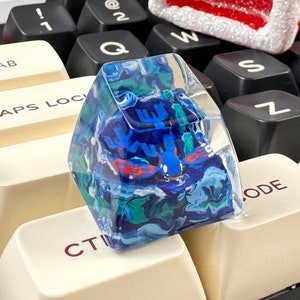 Kyogre Keycap, Pokemon Keycap, Artisan Keycap, Custom Keycap, Custom ...