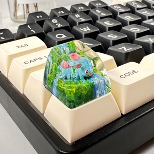 Pokemon Keycap, Bulbasaur Pokemon, Keycap Pokemon, Artisan Keycap, Esc Keycap, Pokemon Spacebar ...
