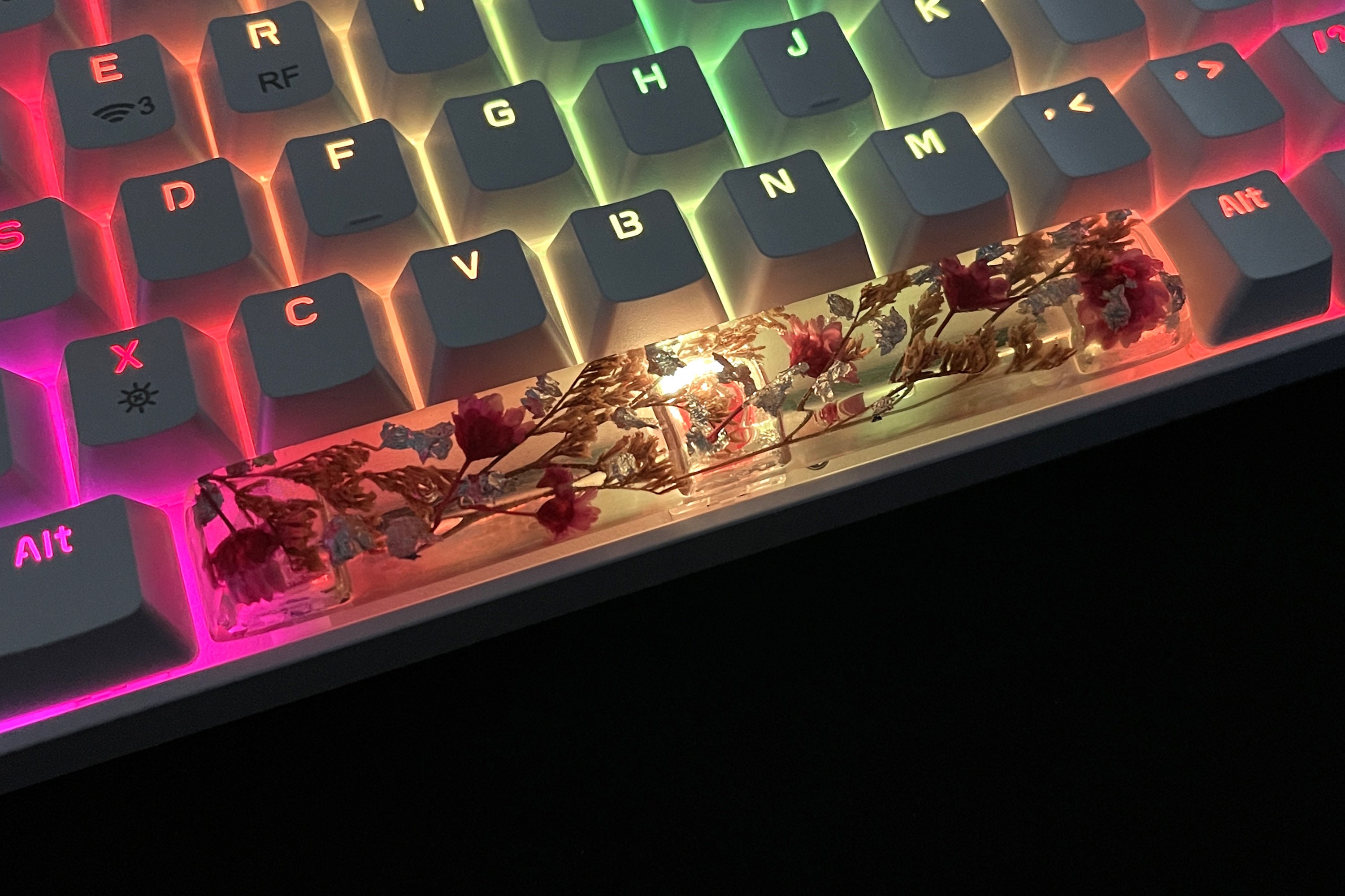 Pink Keycaps Spacebar Keycap Custom Keycaps Backlit - Etsy