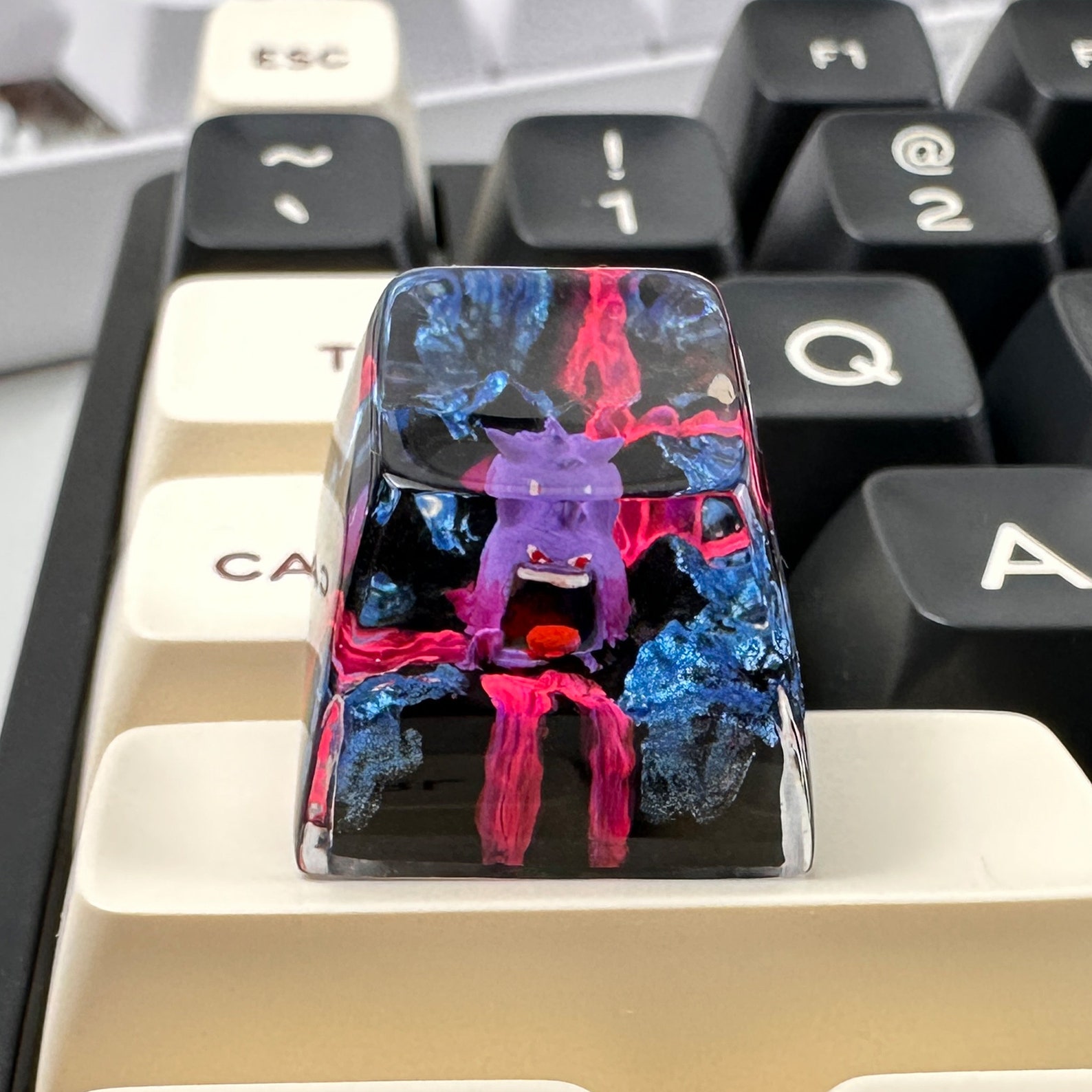 Artisan Keycap Gengar Keycap Pokemon Keycap Custom Keycap - Etsy