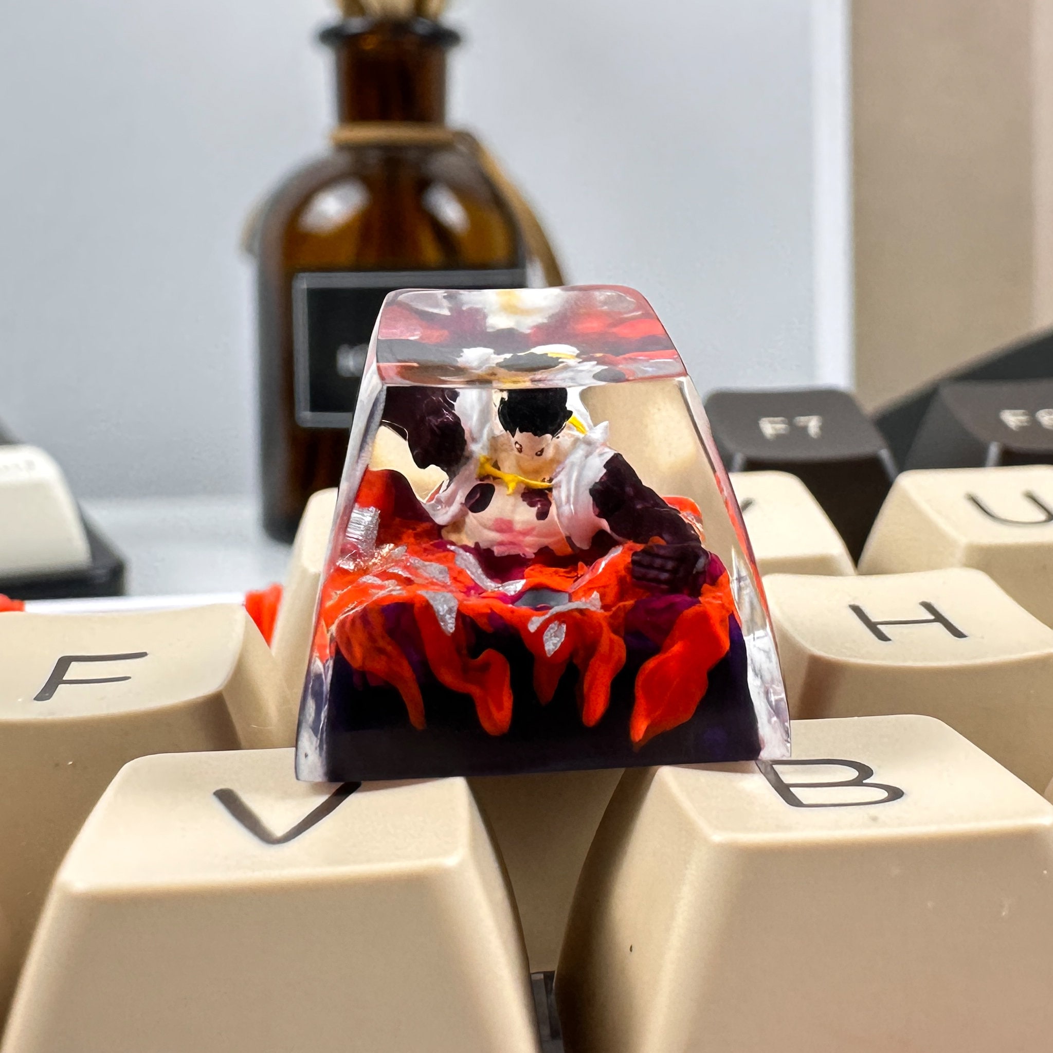 One Piece Keycap Luffy Keycap Artisan Keycap Esc Keycap - Etsy