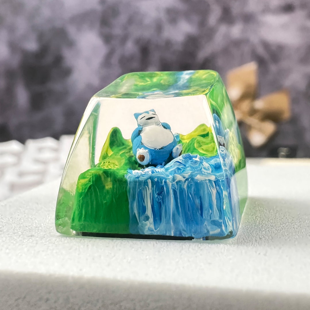 Pokemon Keycap, Snorlax Pokemon, Custom Keycap, 3d Printed Keycap ...