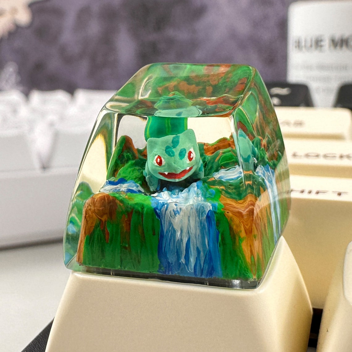 Pokemon Keycap, Bulbasaur Pokemon, Esc Keycap, 3d Printed Keycap ...
