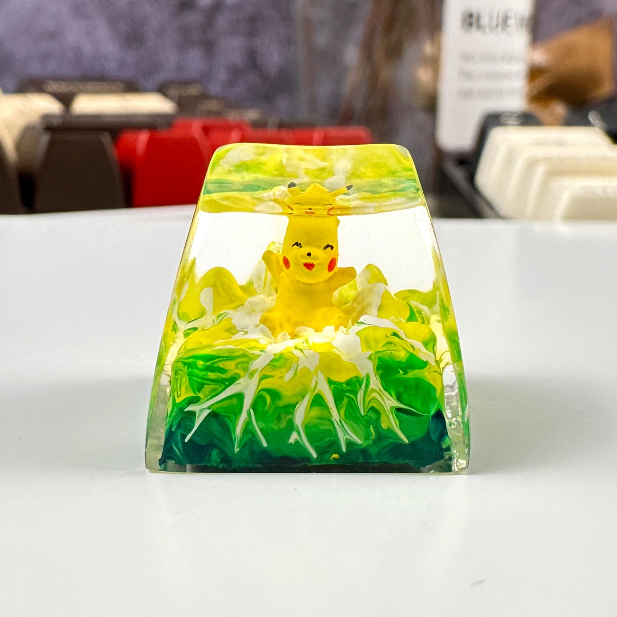 Artisan Keycap Pikachu Pokemon V4 Pokemon Keycap Custom - Etsy