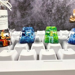 Pokemon Keycap, Resin Keycap, Custom Keycap, Eevee Evolution, Umbreon ...
