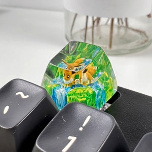 Pokemon Keycap, Eevee Pokemon, Esc Keycap, 3d Printed Keycap, Custom ...