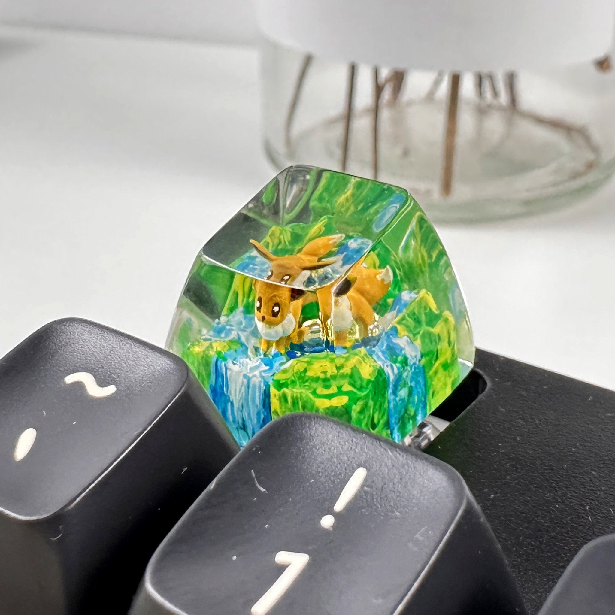 Pokemon Keycap Eevee Pokemon Esc Keycap 3d Printed Keycap - Etsy UK