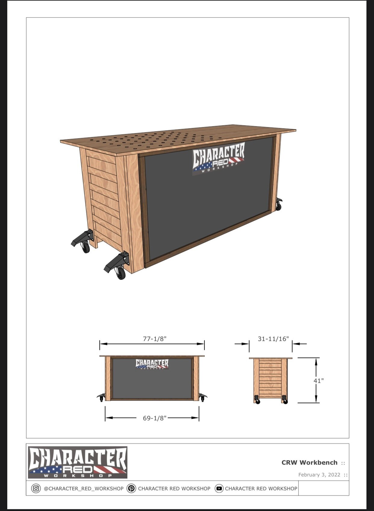 Workbench Digital Plans | Includes Sticker Board! - Etsy