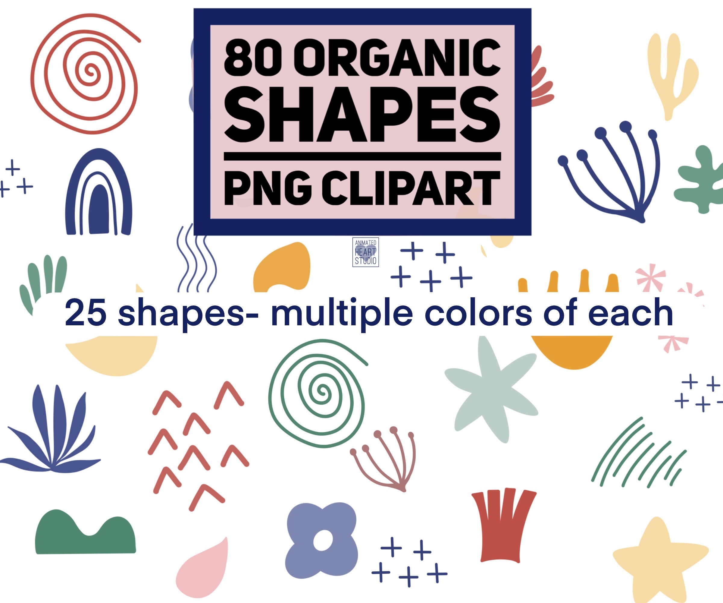 Organic Shapes Png Clip Art, Png Shapes, Clip Art Shapes, Basic Shapes ...