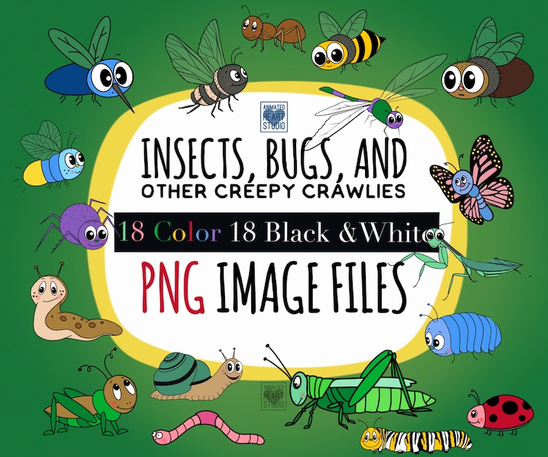 Cute Bug PNG Insect PNG Bug Png Cute Bugs Bug Clip Art - Etsy