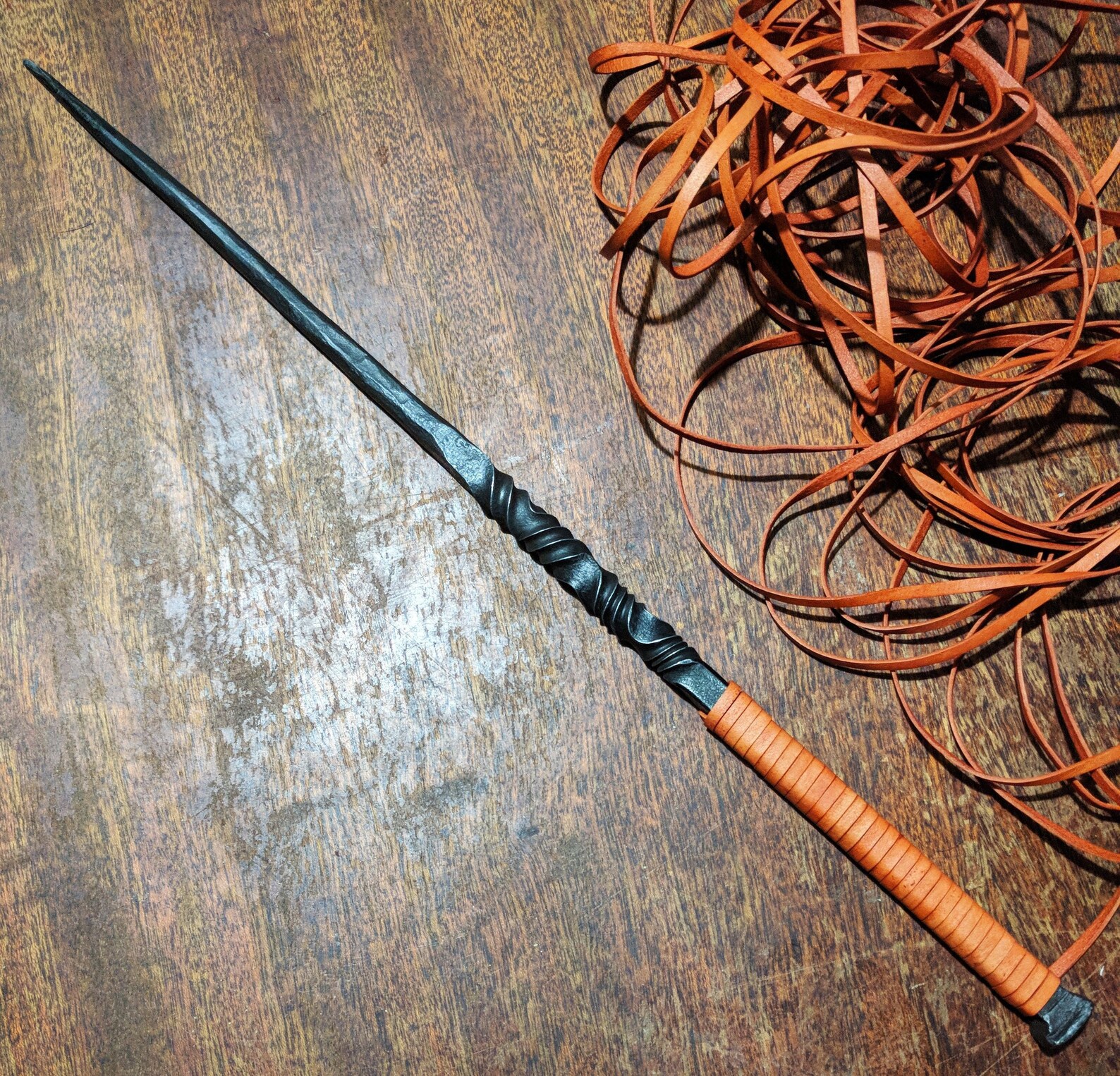 Steel wand magic wand fantasy roleplay D&D witch wizard | Etsy